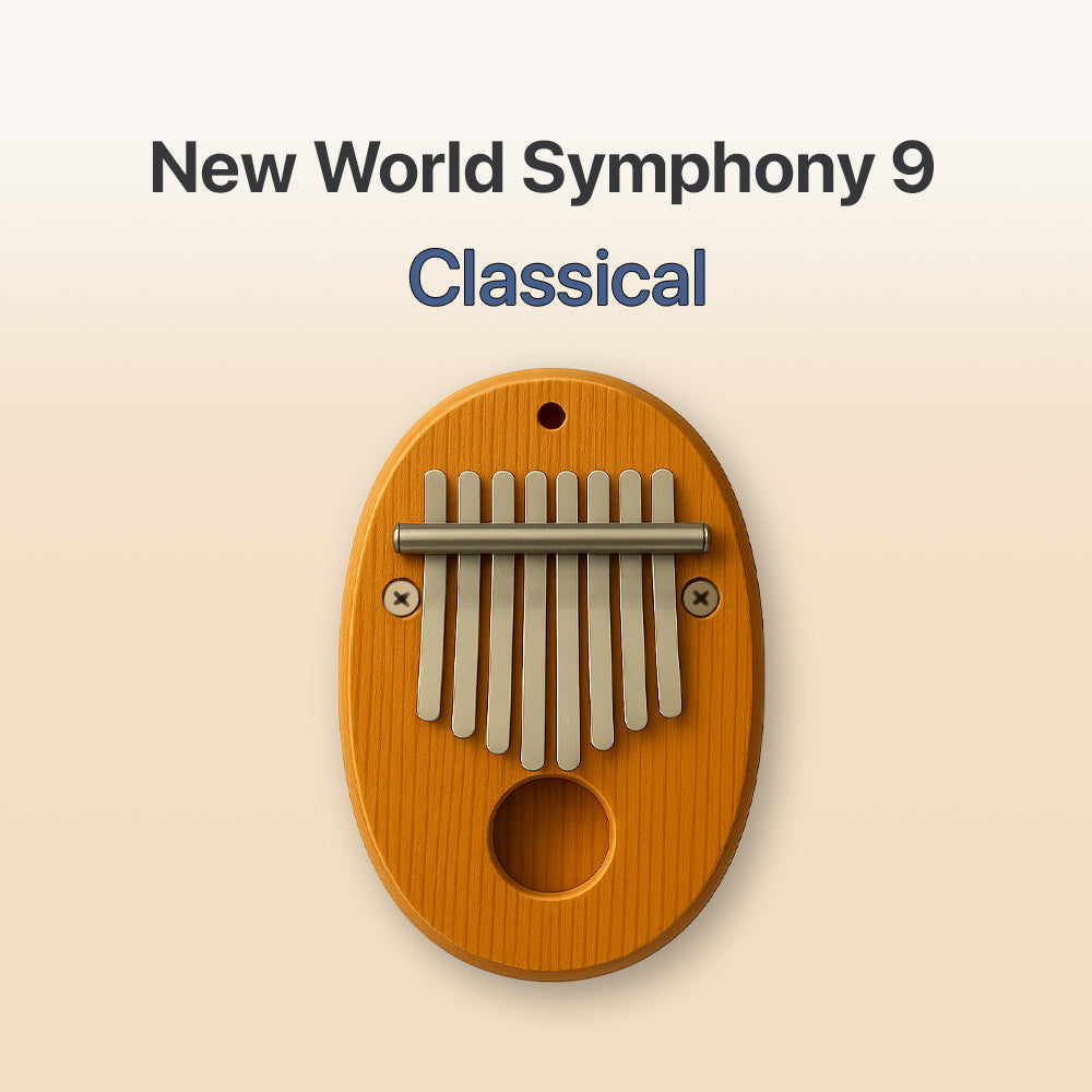New World Symphony 9 - 8 Note Pocket Kalimba Tab